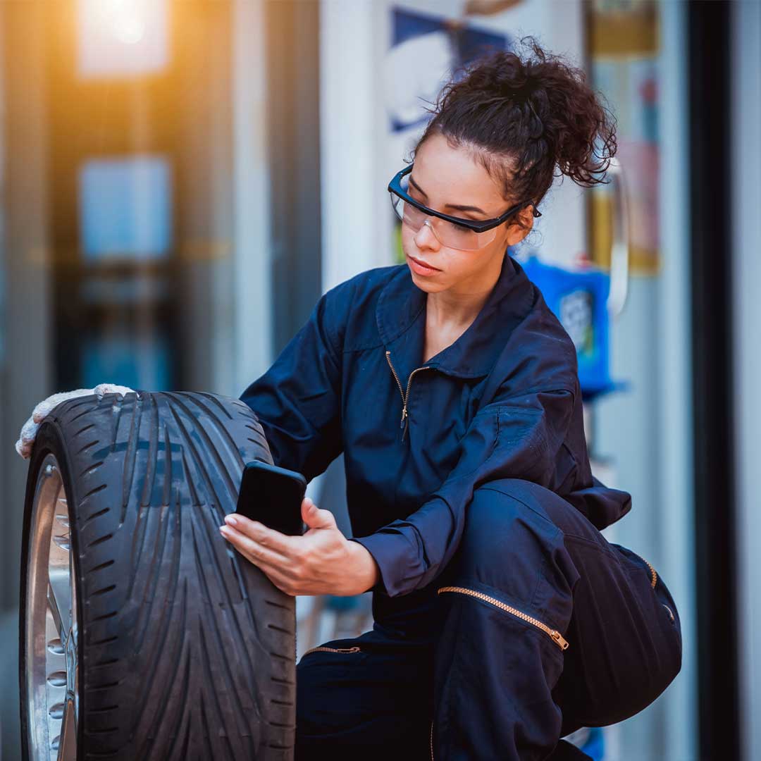 Tire Inspection with Smart Devices